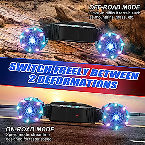 Axirata Remote Control Car Hand Controlled Gesture RC Stunt Car with Spray & Lights & Music for Kids 6-13 Year Old, 4WD 2.4GHz Off-Road 360° Rotation Toy Car Gift for Boys Girls