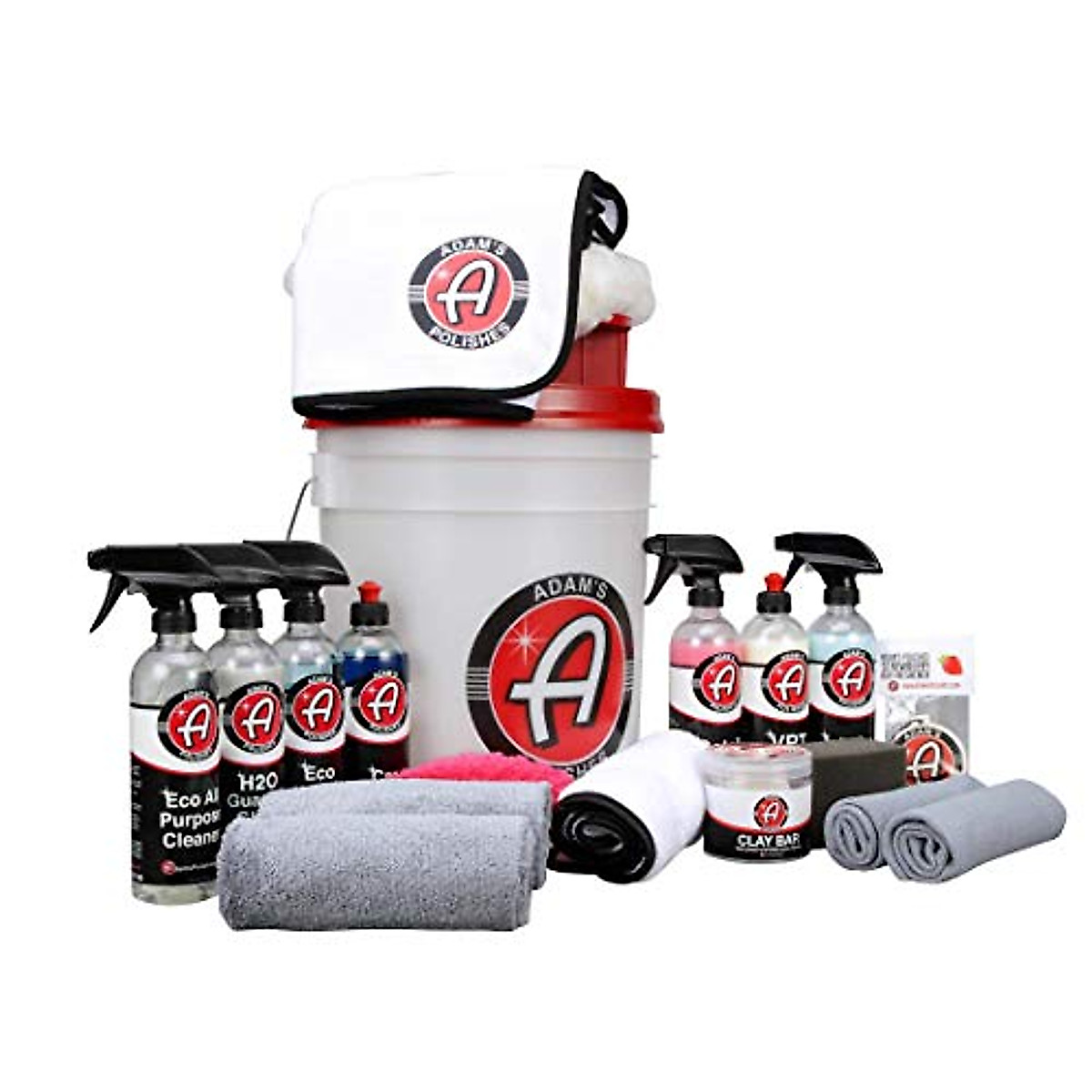 Adam's Polishes Essentials Complete Car Detailing Upgraded Kit - The Essentials for Detailing by Hand - Clean, Protect, and Shine Your Entire Car - Retain The Value of Your Car with Proper Car Care