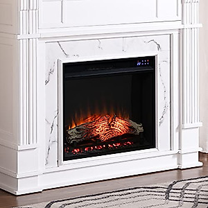 SEI Furniture 23” Touch Screen Electric Firebox w/Remote Control, Black