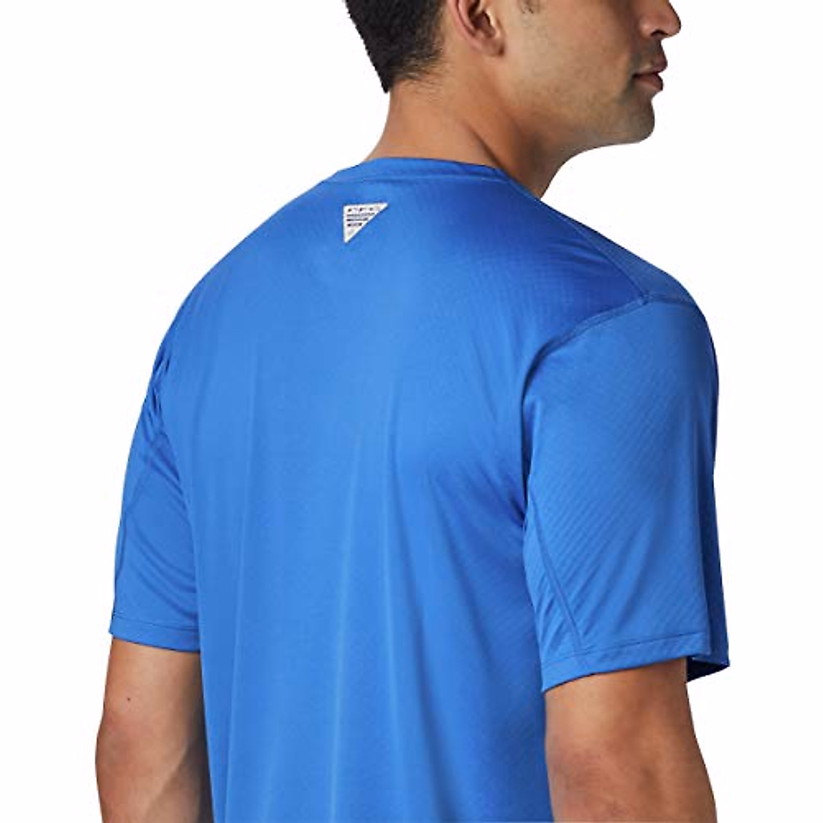 Columbia Men's Pfg Zero Rules Short Sleeve Shirt, Vivid Blue, X-Small