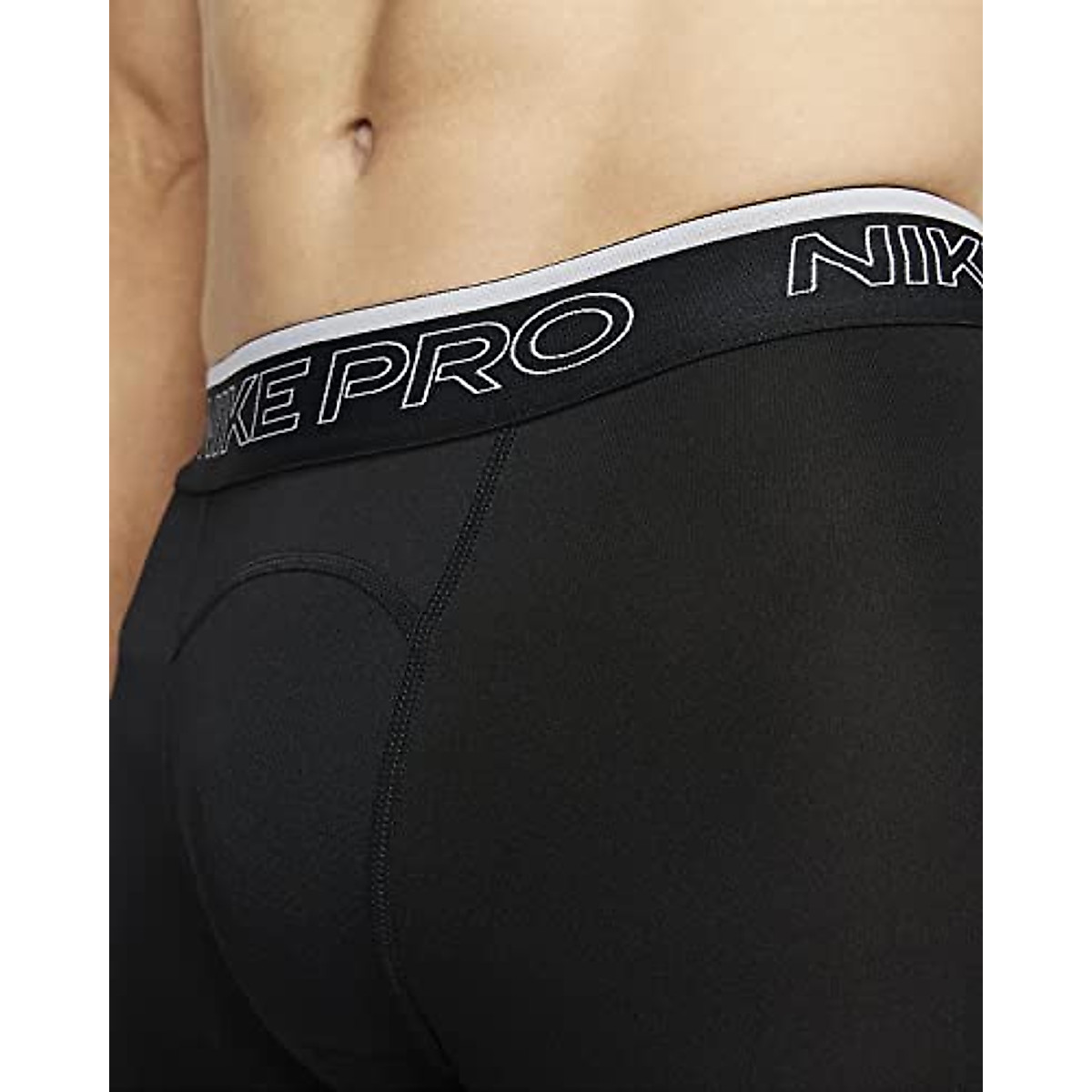 Nike Pro Dri-FIT Men's Shorts, Black/White, M