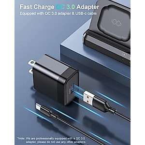 𝟮𝟬𝟮𝟯 𝗡𝗲𝘄 ZUBARR Wireless Charging Station for Samsung and Android Multiple Devices 3 in 1 Fast Charger Dock Stand for Phone Galaxy Z Flip 4/3 Z Fold S22 S20 Ultra, Galaxy Watch 5/4/3, Buds