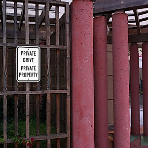 SmartSign "Private Drive - Private Property" Sign | 12" x 18" 3M Engineer Grade Reflective Aluminum