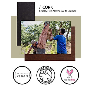 Corkor Cork RFID Long Wallet – Women’s Clutch - RFID Blocking - Vegan Leather – Cruelty Free – Eco Friendly - Trunk