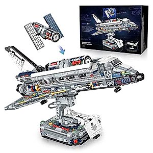 YESHIN Space Shuttle Building Blocks Kits with Mars Rover, Creative Collectible Display Spaceship Model Building Sets, Gift Toy for Kids Age 8+ /Adult Collections Enthusiasts (954Pieces)