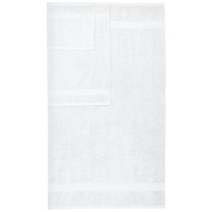 Amazon Basics 6-Piece Fade Resistant Bath towel, Hand and Washcloth Set -Cotton, White, 14.25" L x 10.85" W