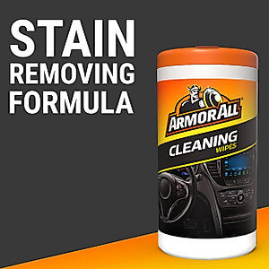 Armor All Car Cleaning Wipes , Wipes for Car Interior and Car Exterior, 50 Wipes Each