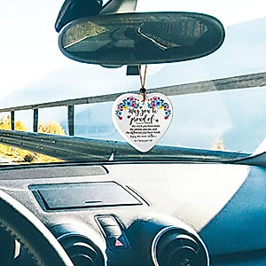 Thank You Gifts,Coworker Leaving Gifts for Women Retirement Gift for Colleague Friends Boss Ceramics Hanging Plaque