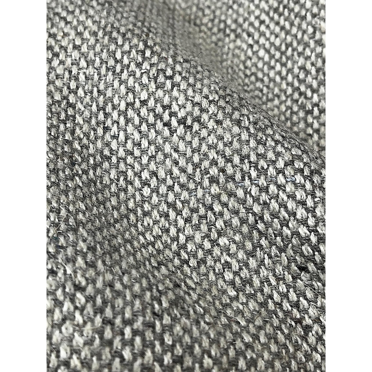 Tuva Textile 40 Yard Bolt of Real Wool Quality Fabric Coating - Multicolor Greys Tweeds Wool Fabric (Heavy Weight with Real Soft Nap and Drape Finishing) High Fancy Quality Wool Tweed Fabric