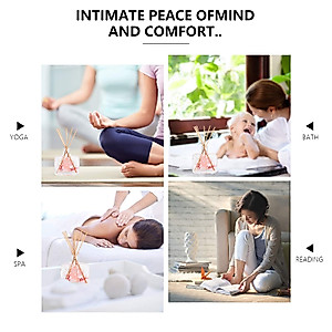 Reed Diffuser, Reed Diffuser Set, Scented Oil Diffuser wirh 6 Diffuser Sticks, Dried Flowers in The Bottle, Home Fragrance Room Office Decor, Birthday Gifts for Women