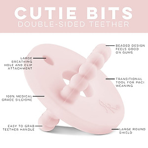 Ryan and Rose Cutie Bit Teether (Pink)