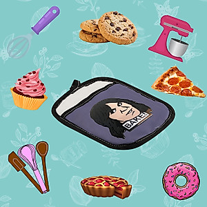 Baking Show Inspired Oven Pads Pot Holder with Pocket Baker Gift for TV Show Fans (Bake!)