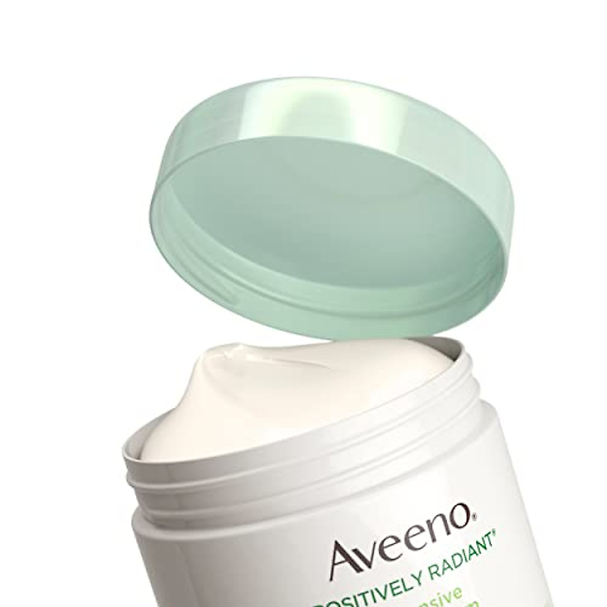 Aveeno Positively Radiant Intensive Moisturizing Night Cream with Total Soy Complex & Vitamin B3, Oil-Free, Non-Greasy, Hypoallergenic & Non-Comedogenic, 1.7 oz