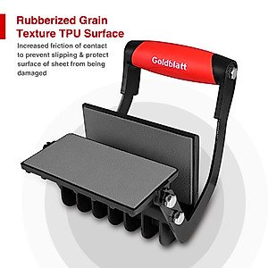 Goldblatt Panel Carrier, Plywood Lifting Tool, Drywall Carrying Tool - Plywood Carriers Tool for Wood, Synthetic Cement Board - Clamping Thickness up to 1 inch