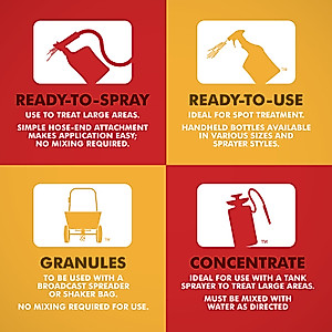 Spectracide Weed Stop For Lawns + Crabgrass Killer Concentrate, 32-oz, 6-PK, Clear