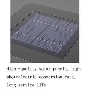 VELLOW Solar Post Lights European -Style Simplicity Outdoor Stigma Lamps 3000K Solar Power Led Exterior Column Lamp Waterproof Post Cap Light Decontorations Landscape Lighting for Patio Porch Railing