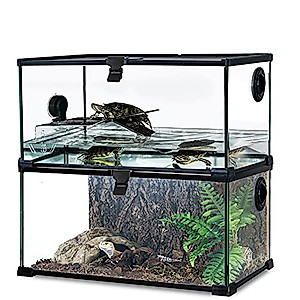 Balacoo 4pcs Terrarium Screen Cover Clip PlasticNon- Locking Screen Clips Reptile Breeding Tank Latch