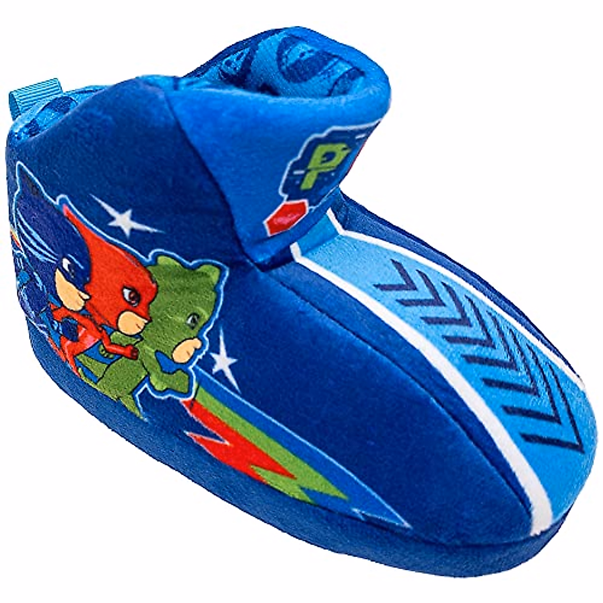PJ Masks Boy's Slipper Bootie, Hero Trio With Stipple Outsole, Todder Boy's Size 5/6