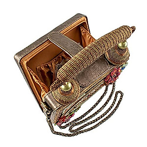 Mary Frances Time of Your Life Top Handle Clock Handbag, Multi