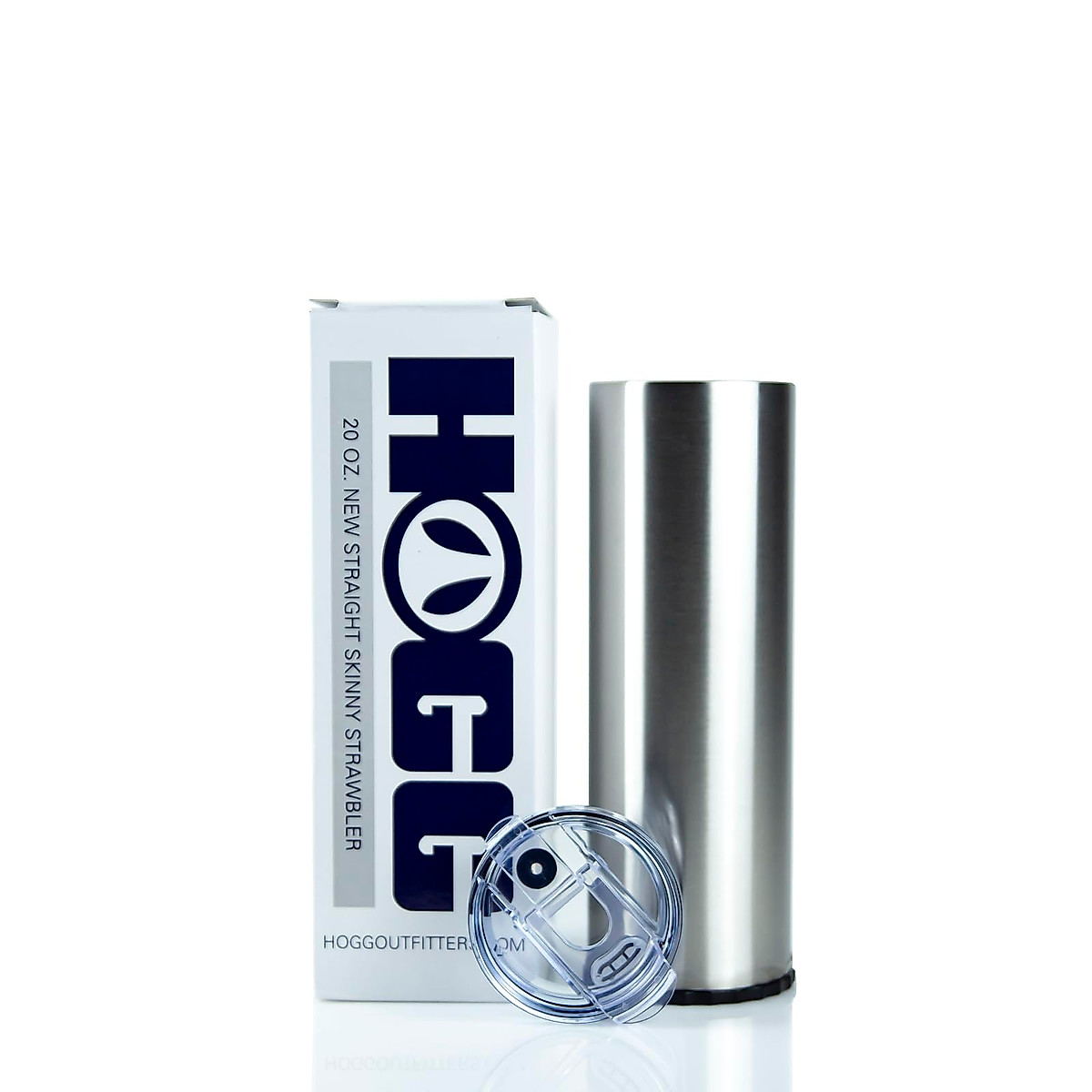 HOGG 20oz Straight Skinny Strawbler Stainless Steel Tumbler Case (25 Units) DIY, Customizable, Glitter, Epoxy, Bulk/Wholesale