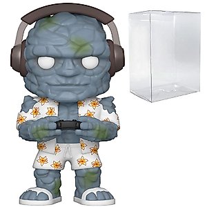 POP Marvel: Avengers Endgame - Gamer Korg Funko Pop! Vinyl Figure (Bundled with Compatible Pop Box Protector Case) Multicolor 3.75 inches