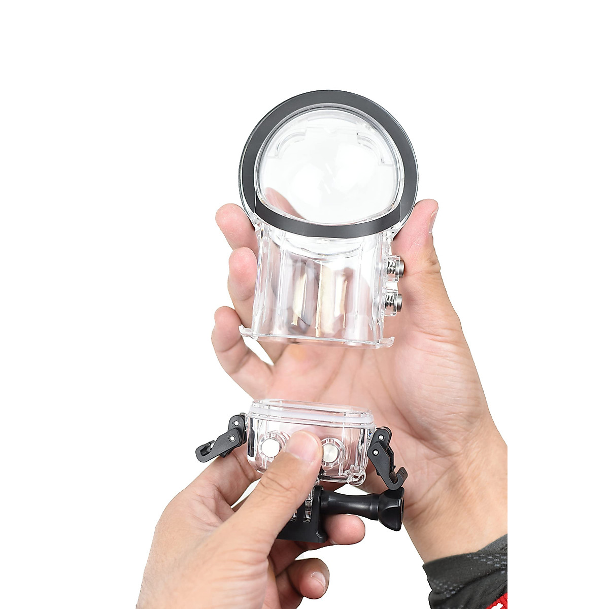 vgsion Waterproof Housing Dive Case for Insta360 X3 Anti-Fog with Lens Cap