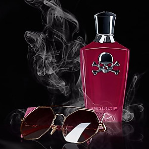 Police Potion Love For Her for Women - An Amber, Woody Scent - Notes Of Sweet Bergamot, Rose, And White Musk - Sleek, Dreamlike Container That Inspires The Senses - 3.4 Oz EDP Spray