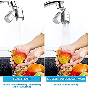 720 Degree Swivel Sink Faucet Aerator ,Swivel Sink  Easy Install,for Face Washing, Gargle and Eye Flush