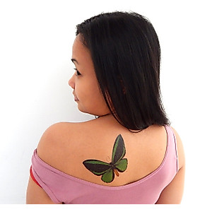 Large Butterfly Temporary Tattoos by Butterfly Utopia (6 Sheets)