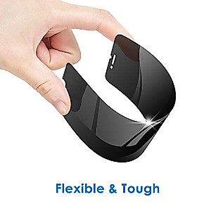 JETech Privacy Screen Protector for iPhone SE 3 (2022 3rd Edition) 4.7-Inch, Anti Spy Tempered Glass Film, Case Friendly, 2-Pack