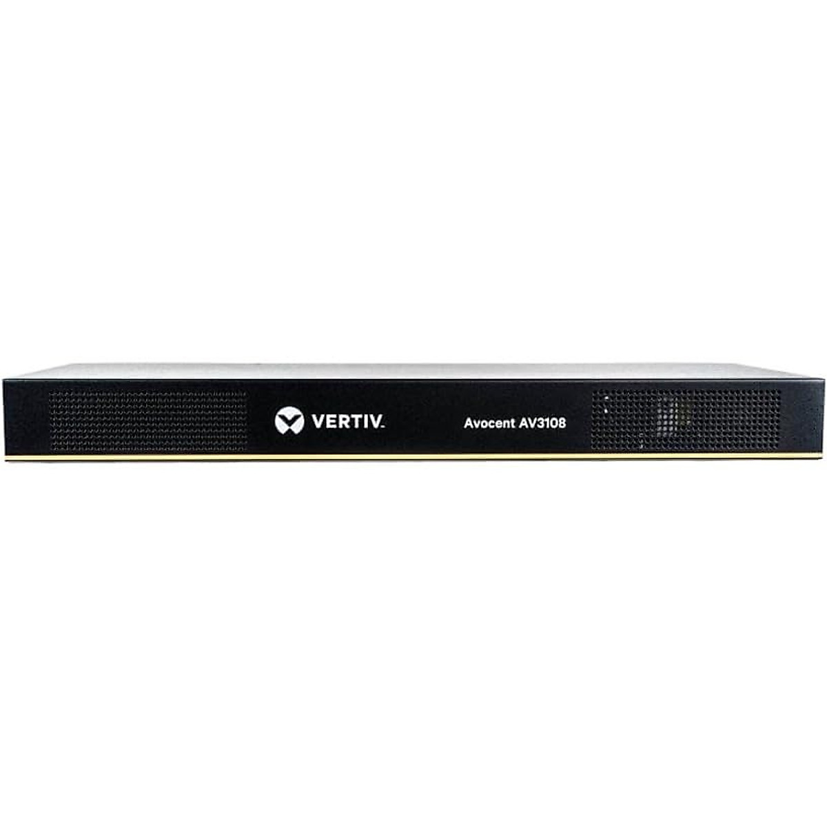 Vertiv Avocent AV3000 Rackmount KVM Over IP Switch, 8 Port KVM switches, Common Access Card (CAC), Local and Remote Access, Centralized Management, VGA, DisplayPort, DVI, HDMI, VGA Cable (AV3108-400)