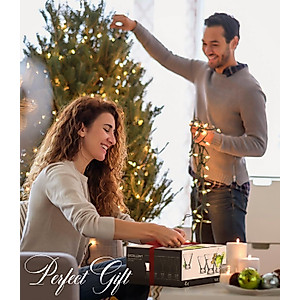 LUNA & MANTHA Martini Glasses Set of 4, Stemless Martini Cocktail Glasses for Margarita, Manhattan, Cosmopolitan, Home Bar, Evening Parties, Birthdays, Housewarming Gift, Crystal Clear 8 OZ