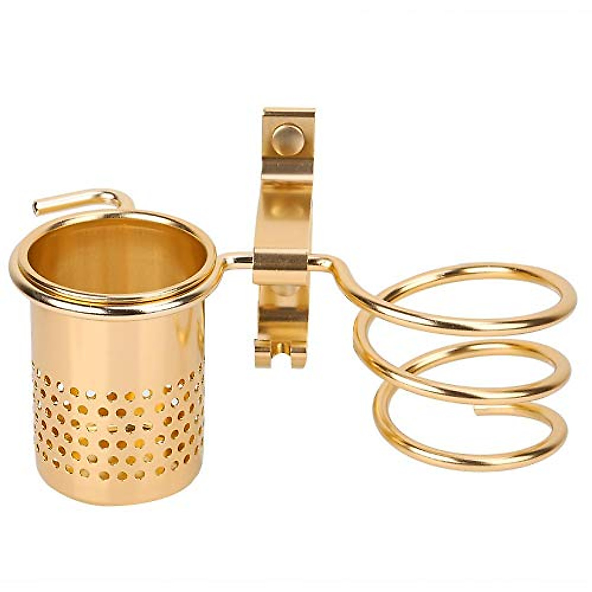 Wall Mount Hair Dryer Holder Rack Organizer, Bathroom Hair Dryer Holder Stand Wall Mounted Organizer Multipurpose Hanging Rack for Home (Matte-c8)