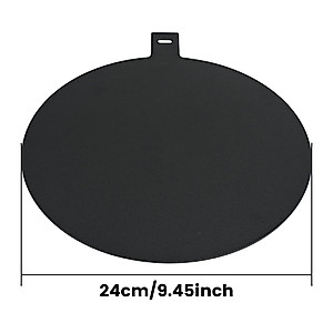 Heat Diffuser for Glass Cooktop, Induction Cooktop Adapter Plate for Moka Pot and Pans, Spray Teflon Paint with Detachable Handle, 9.45 Inches