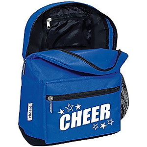 chassé Girls Basic Cheerleading Backpack - Lightweight Bag for Dance, Teams, Sports (Dark Green)