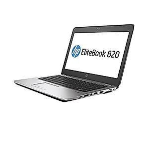 HP EliteBook 820 G4 Laptop, Intel Core i7-7600U, Windows 10 Pro, 16GB RAM, 256GB SSD (1FX43UT#ABA) (Renewed)