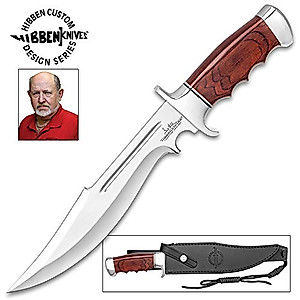 United Cutlery Gil Hibben Legionnaire Bowie Knife II with Leather Belt Sheath