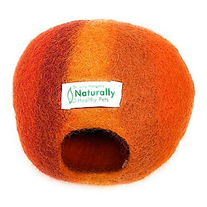 Dr. Judy Morgan's Naturally Healthy Pets Rodent Cave Nesting Bed for Gerbils, Mice, Hamsters, Rats, Sugar Gliders