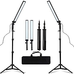 GSKAIWEN 180 LED Light Photography Studio LED Lighting Kit Adjustable Light with Light Stand Tripod Photographic Video Fill Light