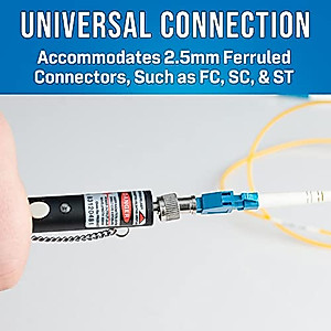 Jonard Tools VFL-150 Visual Fault Locator with Included FC to LC Adapter