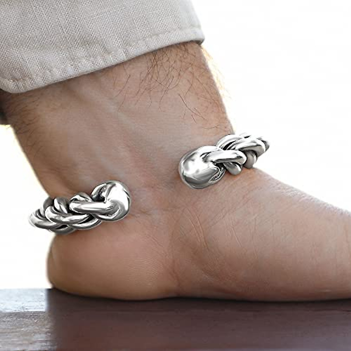 VY JEWELRY Heavy Power Big 12MM - 925 Solid Sterling Silver Cuff Bangle Bracelets – Made in Thailand