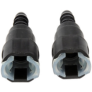 Dorman 800-085 Fuel Line Quick Connector That Adapts 3/8 In. Steel To 5/16 In. Nylon Tubing, 2 Pack