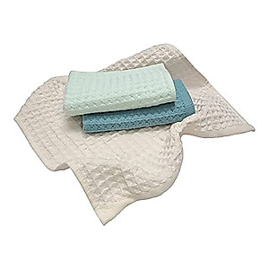 Premium Quality Washcloths - Fast Drying, High Absorbency, 100% Cotton, Luxurious Waffle Design