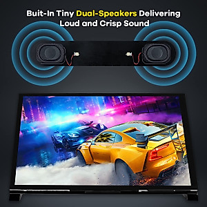 Hosyond 7 Inch IPS LCD Touch Screen Raspberry Pi Monitor Display 1024×600 Capacitive Screen HDMI Monitor Compatible with Raspberry Pi 5/4B/3B+, BB Black, Windows 10 8 7