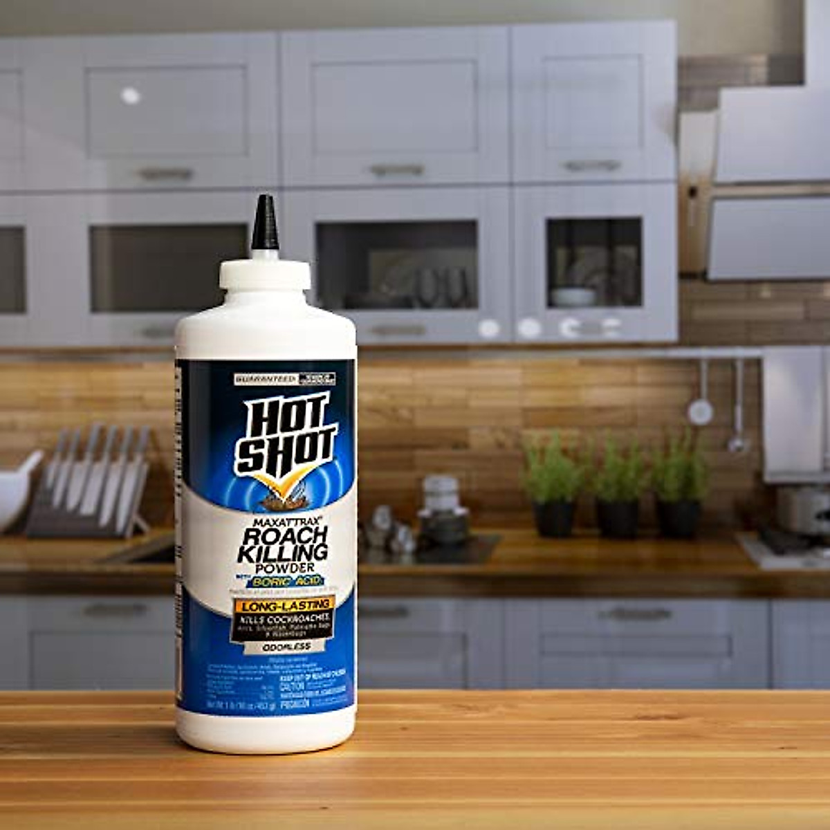 Hot Shot 100508510 Fiskars Machete (24") Roach Killer, 18 Pack, Brown/A