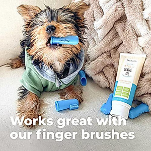 Oxyfresh Premium Dog Toothpaste – Best Dog Teeth Cleaning & Dog Plaque and Tartar Fighter – Safe for Cat Toothpaste Too – Vet Formulated Pet Toothpaste, 4oz