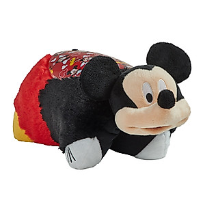 Pillow Pets Disney Mickey Mouse Sleeptime Lite Stuffed Animal Night Light