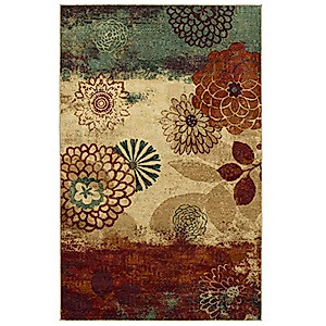 Mohawk Home Pandora Floral Ornamental Area Rug, 5'x8', Multicolor