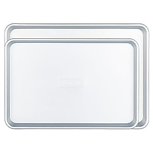 Viking Culinary Aluminized Nonstick Baking Sheet Set, 15 Inch & 18 Inch, Dishwasher Safe