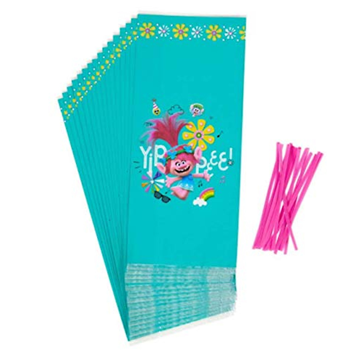 Wilton Trolls Cello Treat Bags 16ct